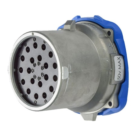 Meltric Pin & Sleeve Receptacle, 15 A, 50V AC, 20 Pole 17-68200 | Zoro