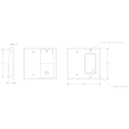 Mulberry Electrical Box Cover, 2 Gangs Gang, Aluminum, Blank and GFI ...