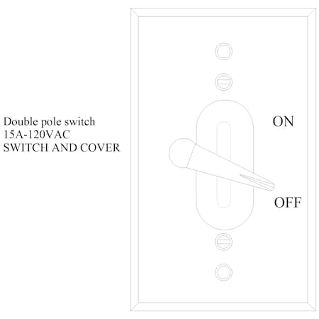 Mulberry Electrical Box Cover, 1 Gang, Rectangular, Aluminum, Toggle ...