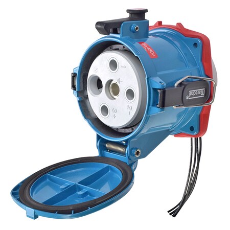 Meltric Pin & Sleeve Receptacle, 200 A, 480V AC, Three Phase, 3 Pole ...