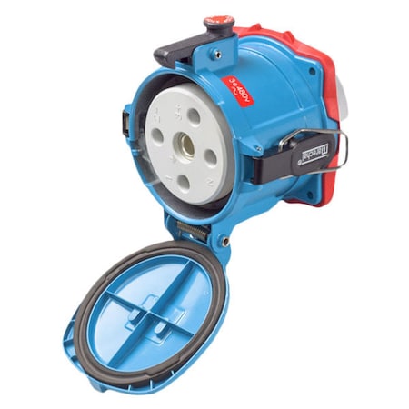 Meltric Pin & Sleeve Receptacle, 200 A, 480V AC, Three Phase, 3 Pole ...