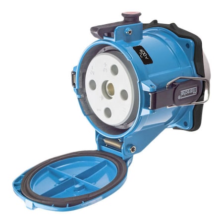 Meltric Pin & Sleeve Receptacle, 200 A, 600V AC, 2 Pole, Screw ...