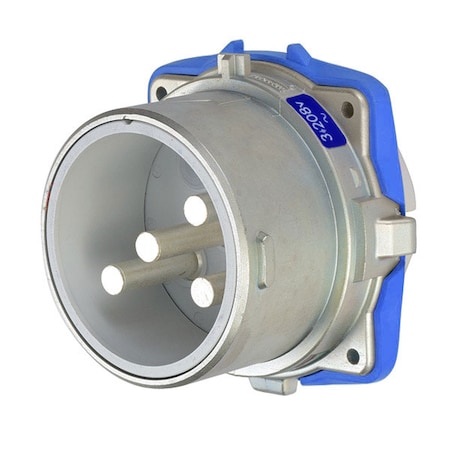 Meltric Pin & Sleeve Inlet, 200 A, 208V AC, Three Phase, 3 Pole, Style ...