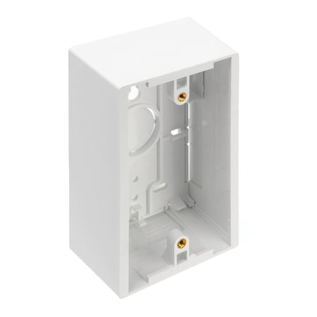 Leviton RJ JACK AND MODULE SRCE MNT BACKBOX WHT 1.45 IN DPTH 42777-1WA ...
