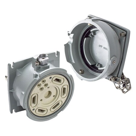 Meltric Pin & Sleeve Receptacle, 300 A, 600V AC, Three Phase, 3 Pole ...