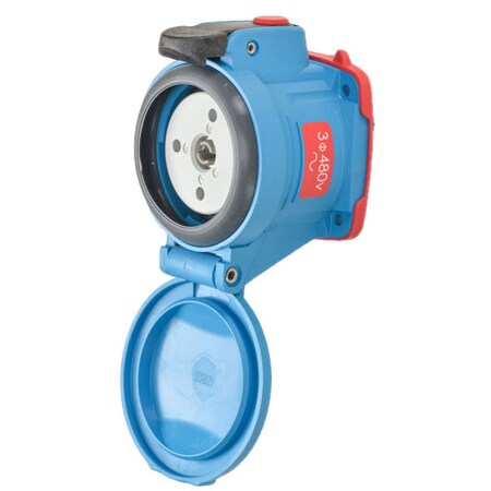 Meltric Pin & Sleeve Receptacle, 30 A, 480V AC, Three Phase, 3 Pole ...