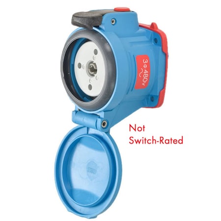 Meltric Pin & Sleeve Receptacle, 30 A, 480V AC, Three Phase, 3 Pole ...
