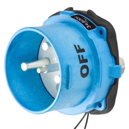 Meltric Pin & Sleeve Inlet, 150 A, 600V AC, Three Phase, 3 Pole, Screw ...