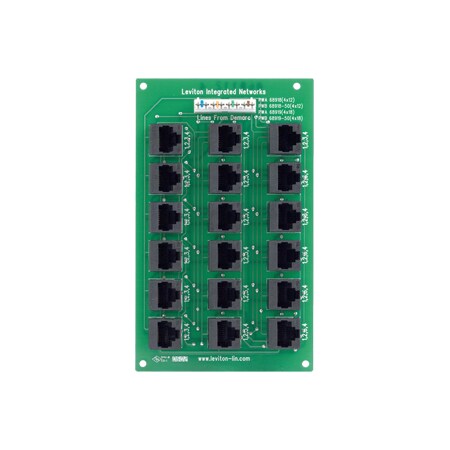 Leviton PATCH PANEL SMC BOARD 4X18 TLDM 47603-18B | Zoro