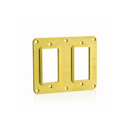 Leviton Power Distribution Units Pdus 2 Gang GFCI And GFCI Cvr Yellow ...