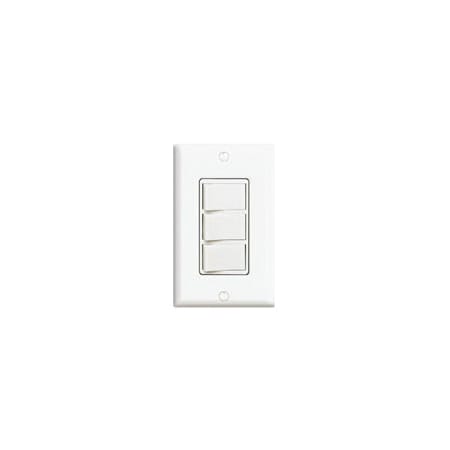 Leviton Combination Device Switch 3 Sw Combo/Rocker Style 1755-W | Zoro