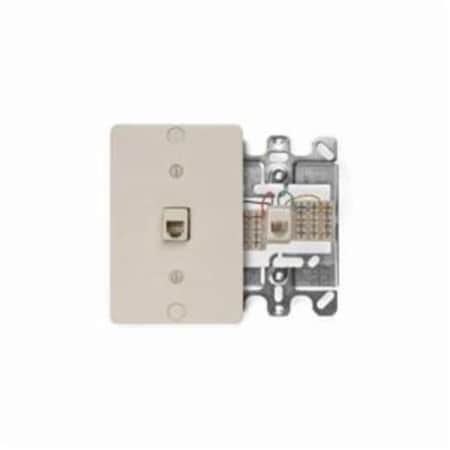 Leviton Rj Jack And Module Modular Jack Phone 110 6P4C Iv 40253-I | Zoro