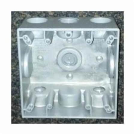 Mulberry Electrical Box, 30.5 cu in, Outlet Box Type, 2 Gangs, Aluminum ...