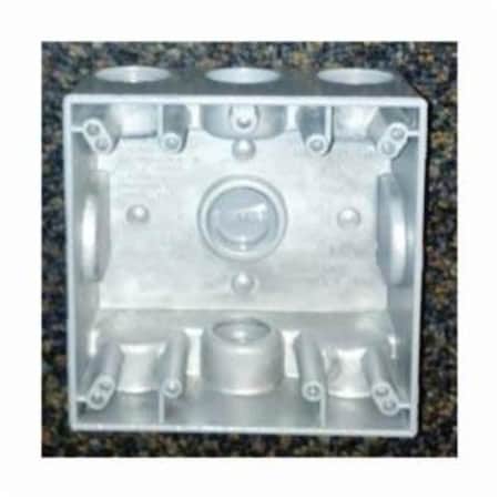 Mulberry Electrical Box, 30.5 cu in, Outlet Box Type, 2 Gangs, Aluminum ...