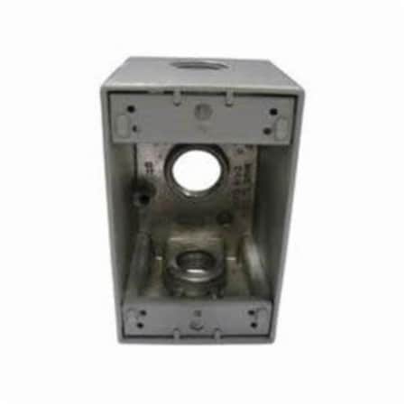 Mulberry Electrical Box, 24 cu in, Outlet Box Type, 1 Gang, Aluminum ...
