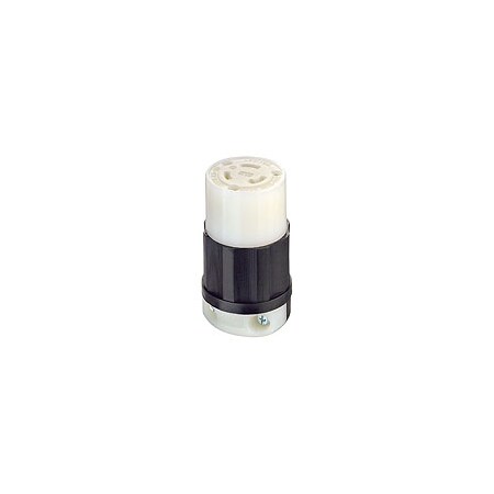 Leviton Locking Connector, L5-20R, 20 A, 125V AC, Single Phase, 2 Pole ...