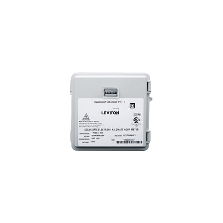 Leviton VOLTAGE OR CURRENT METERS SUB METER 240V 10 KWH 100:0.1OUTDOOR ...