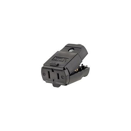 Leviton Straight Blade Connector, 15A, 1-15R 102-EP | Zoro