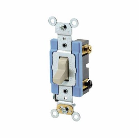 Leviton Toggle Switch 15A 120 277V 3Way Tgle Sw Ivory 1203-2I | Zoro