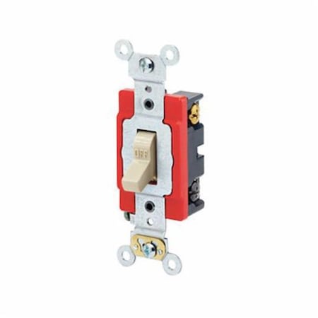 Leviton Toggle Switch 20A 120 277V 4Way Tgle Sw Ivory 1224-2I | Zoro