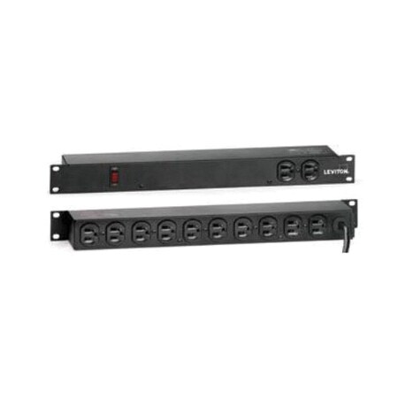 Leviton Power Distribution Units Pdus Horiz Rack Mnt Pdu 15 Ft Cord 5 ...