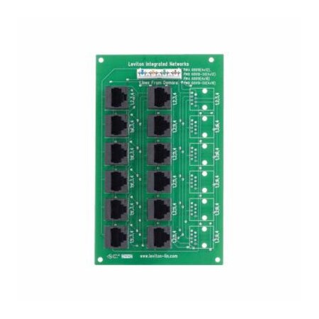 Leviton Patch panel SMC BOARD 4X12 TLDM 47603-12B | Zoro