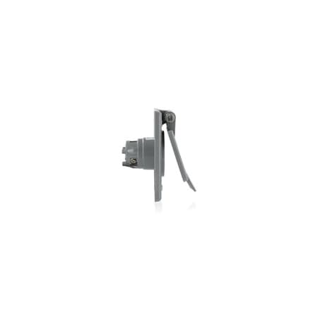Leviton Electrical Receptacles 5-15P Inlet W Cover For Forked Term 5278 ...