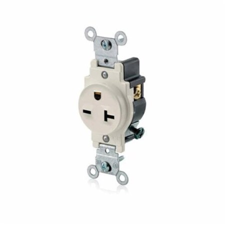 Leviton Straight Blade Receptacle 20A 250V 5821-T | Zoro