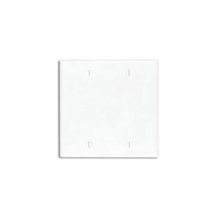 Leviton Blank 2 Gang Wallplate 80725-GY | Zoro