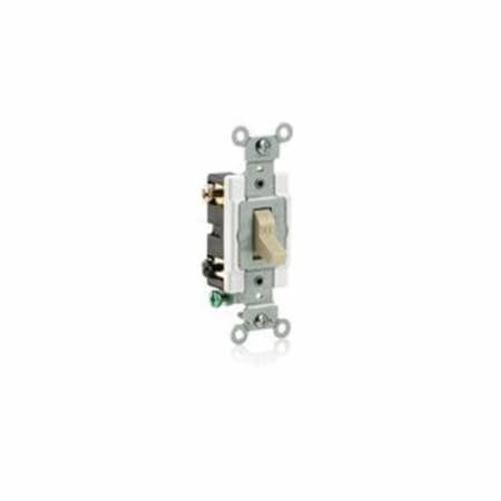 Leviton Toggle Switch Iv Sw Std Tgl 2Po 20A120/277Vac CS220-2I | Zoro