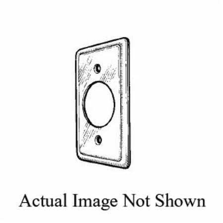 Mulberry Electrical Box Cover, 1 Gang, Rectangular, Galvanized Steel ...