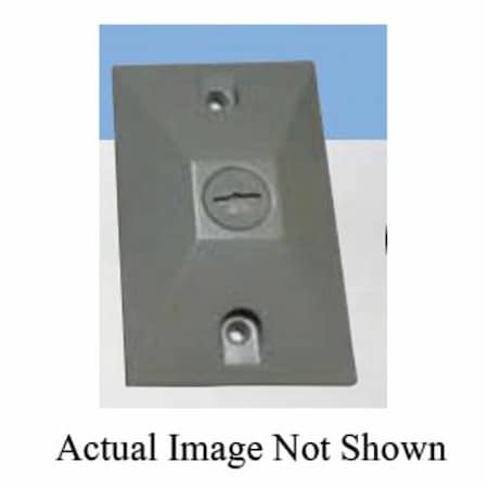 Mulberry Electrical Box Cover, Rectangular, Die-Cast Zinc 30351 | Zoro