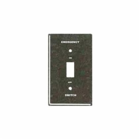 Mulberry Electrical Box Cover, 1 Gang, Rectangular, Steel, Toggle ...