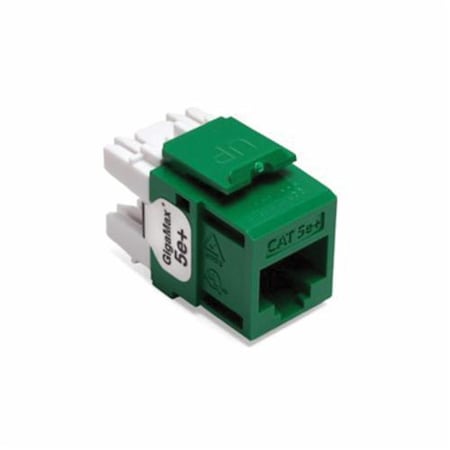Leviton 1-Port Mod Jack 110 8W8P Utp, T568A/B Cat5E Quickport, Gigamax ...