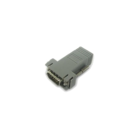 Leviton FIELD ATTACHABLE CONNECTOR DB9 MALE-RJ45 FEM ADAPT BWDBM | Zoro