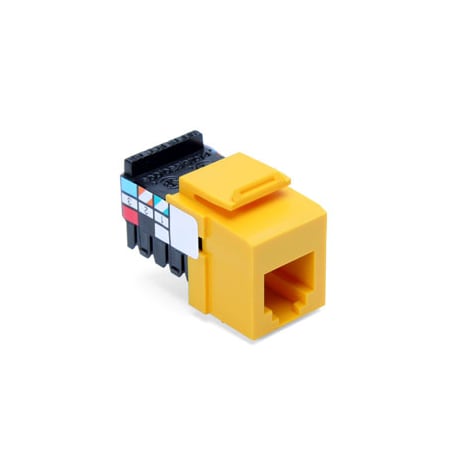 Leviton Rj Jack And Module Jack 6P6C Usoc Yl 41106-RY6 | Zoro