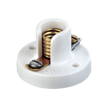 Leviton LAMP SOCKETS CLEAT RECEPT 10020 | Zoro