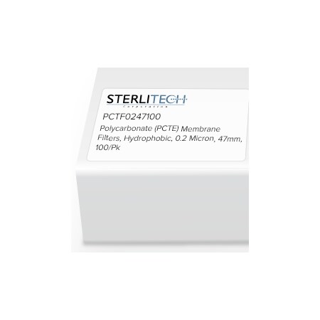 Sterlitech PCTE Membrane Filters, PVP-Free, 0.2um, 47mm, PK100 ...