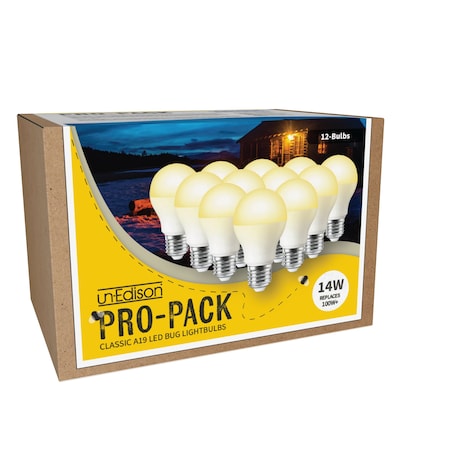 Miracle Led UnEdison LED Bug Light Pro-Pack 14W Replaces 100W+ Bulbs ...