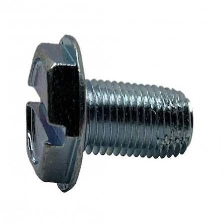 Suburban Bolt And Supply 1/4"-20 x 1/2 in Slotted Hex Machine Screw ...