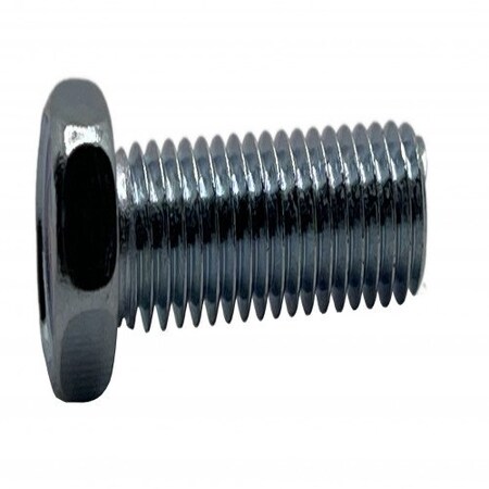 Suburban Bolt And Supply #10-24 x 1 in Slotted Hex Machine Screw, Zinc ...