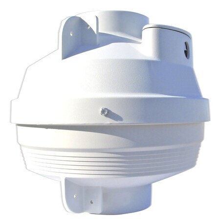 Suncourt Centrax 4" In-Line Centrifugal Fan - White TF104-W | Zoro