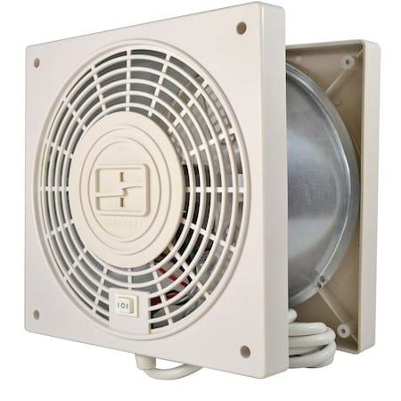 Suncourt 2-Speed Corded Room to Room Transfer Fan with Airflow Adaptor ...