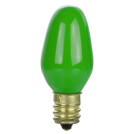 Sunlite 7C7 Incandescent Bulb, 7 Watt, Candelabra E12 Base, C7 Small ...