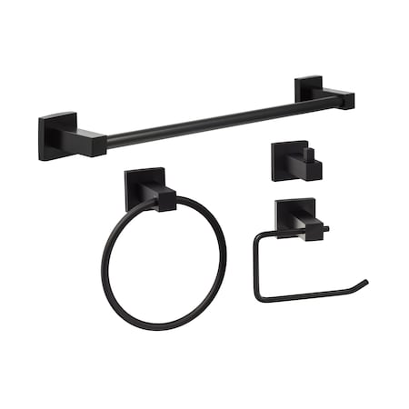 Sure-Loc Hardware Sure-Loc Hardware Baden Series Bath Set, Flat Black ...