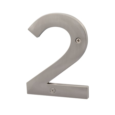 Sure-Loc Hardware Zinc House Number 5, No. 2, Satin Nickel HN5-2 15 | Zoro