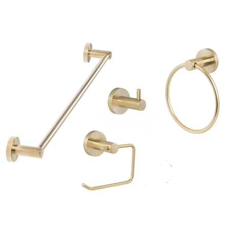 Sure-Loc Hardware Sure-Loc Hardware Lugano Series Bath Set, Satin ...