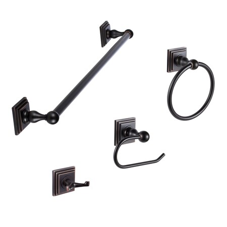 Sure-Loc Hardware Sure-Loc Hardware Pueblo Series Bath Set, Single Post ...