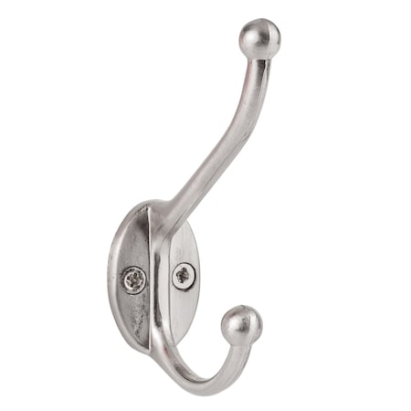 Sure-Loc Hardware Sure-Loc Hardware Robe and Coat Hook, Satin Nickel ...