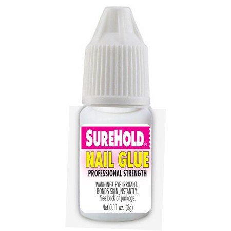 Surehold Nail Tip Glue Set, 5 x 3gr bottles, 5Pcs SH402 | Zoro